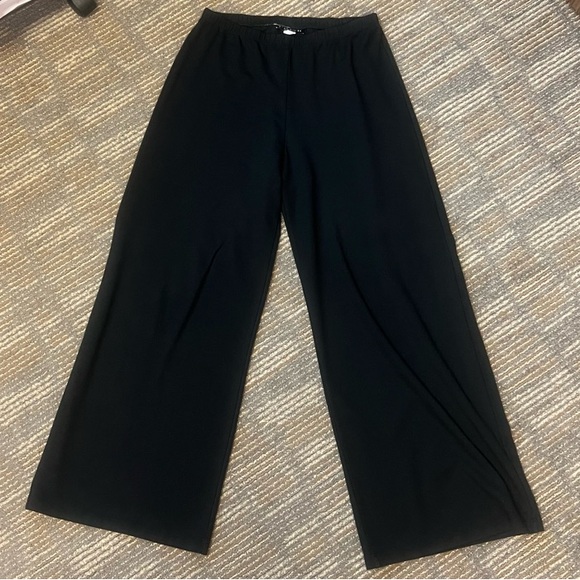 bryn Walker | Pants & Jumpsuits | Chic Black Wideleg Pants By Bryn ...